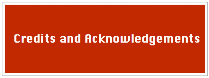 Credits and Acknowledgements – Rediscover